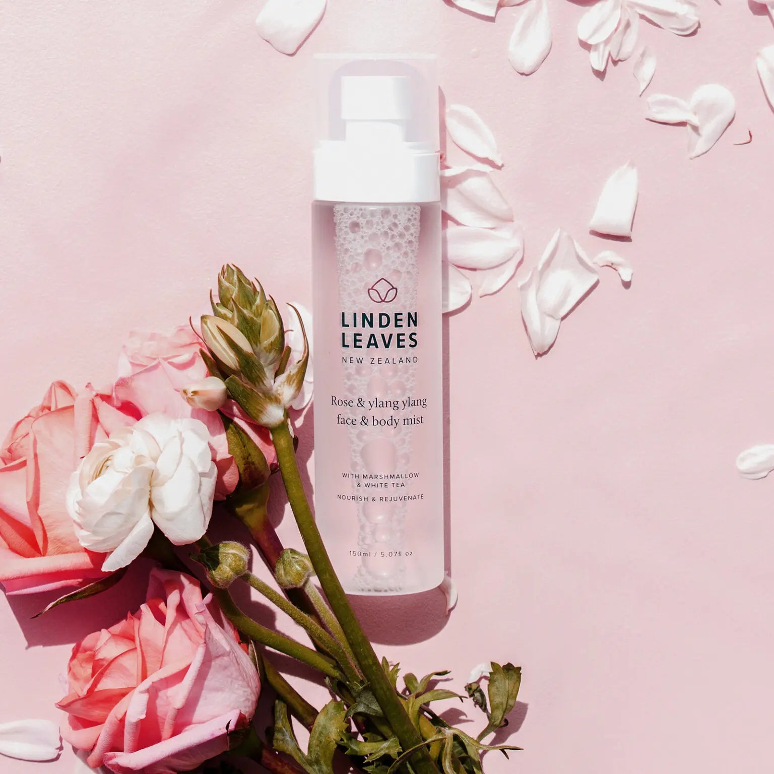 Rose & Ylang Ylang | Face & Body Mist | Linden Leaves Cosmetics Cyprus